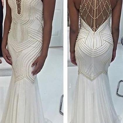Sexy Prom Dresses With Pearls Evening Party Gown Pst0951 on Luulla