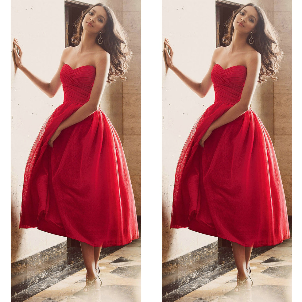 Red Short Prom Dresses Pst0354 on Luulla