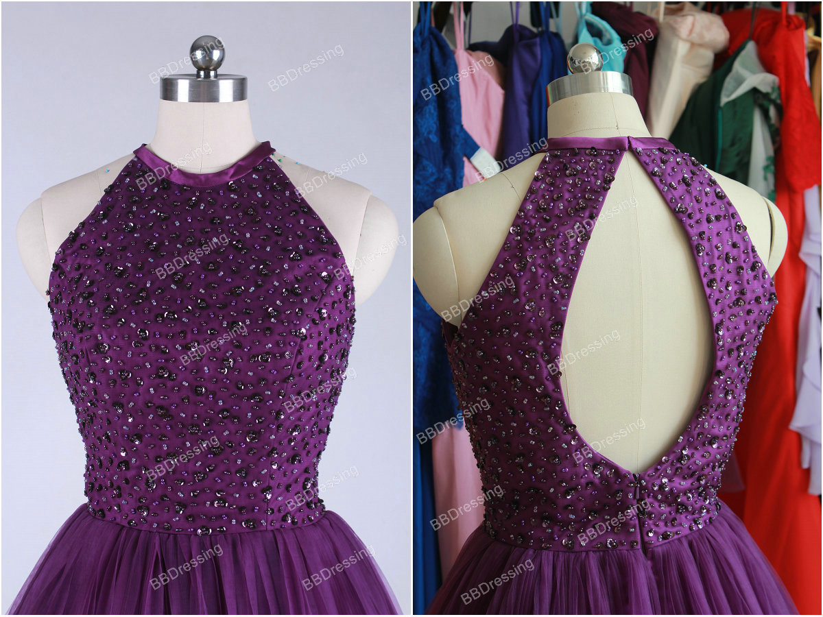 Homecoming Dress Short Prom Cocktail Dresses With Keyhole Back Pst0027 ...