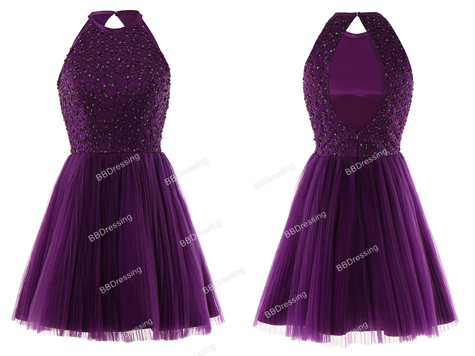 Homecoming Dress Short Prom Cocktail Dresses With Keyhole Back Pst0027 ...