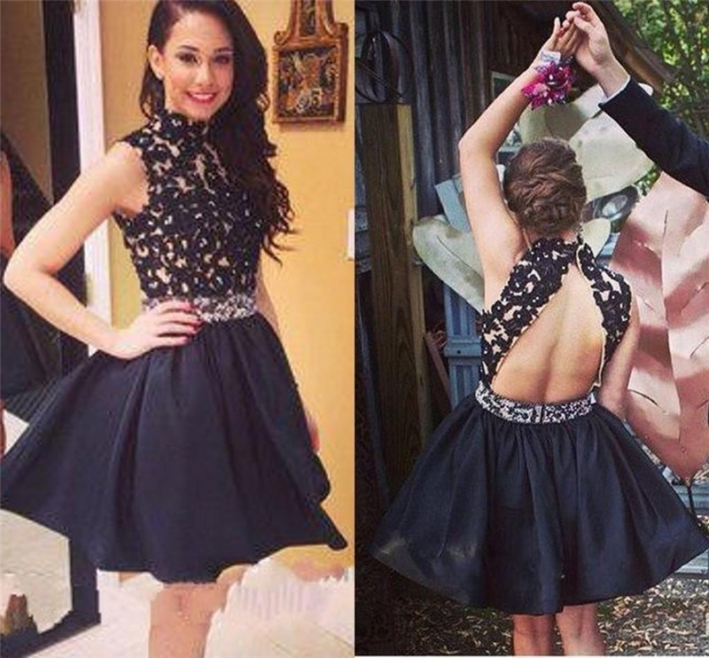 Black Homecoming Dress Short Prom Party Dresses Pst0947 on Luulla