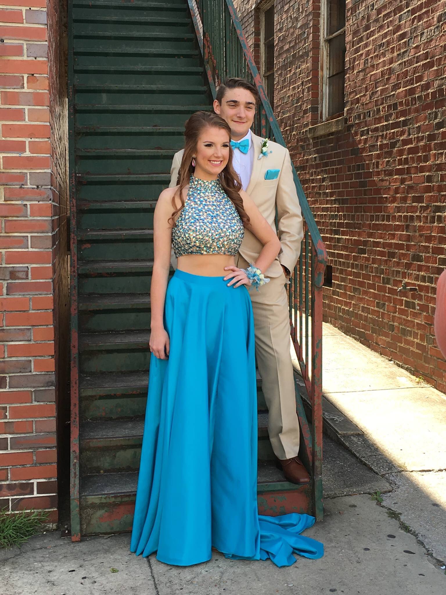 Two Pieces Prom Dresses Prom Dress Evening Gown For Wedding Party on Luulla