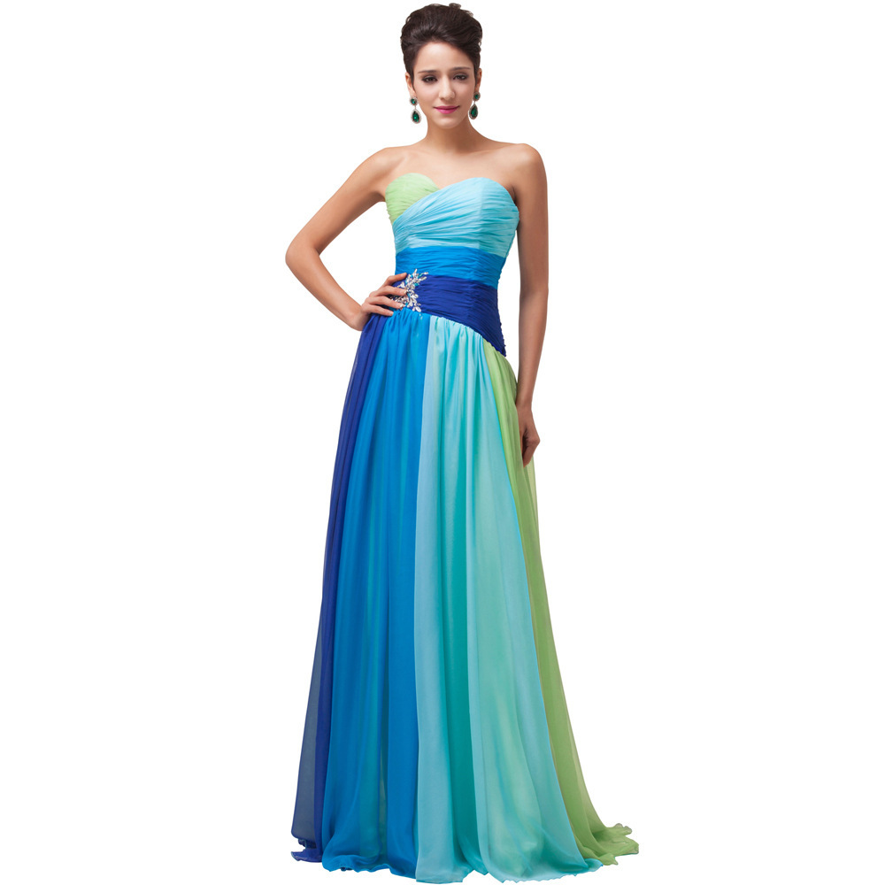 Multi-colored Bridesmaid Dresses, Wedding Party Dresses,evening Dresses ...